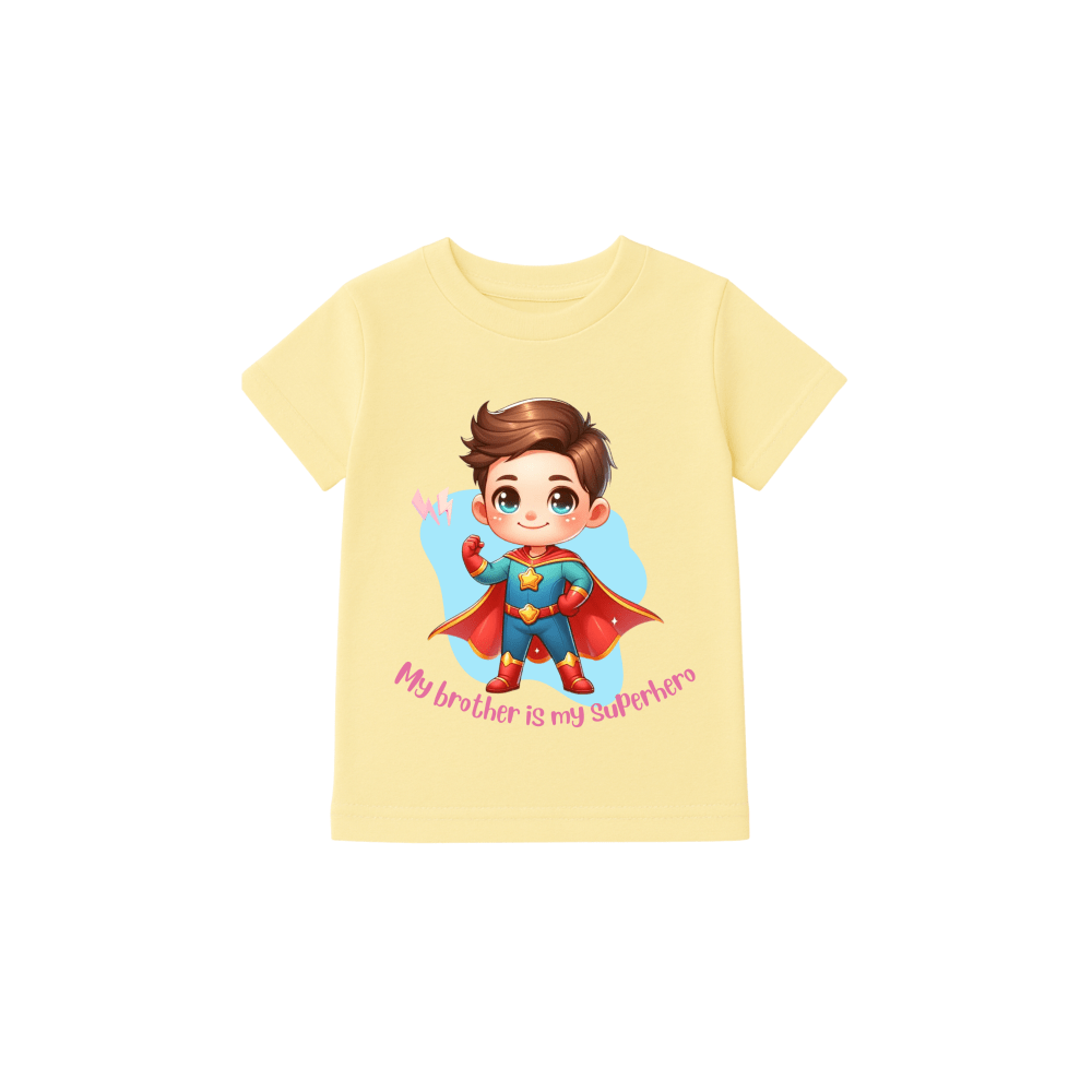 Superhero Brother Kids Tee – Cute & Comfy Sibling Wear