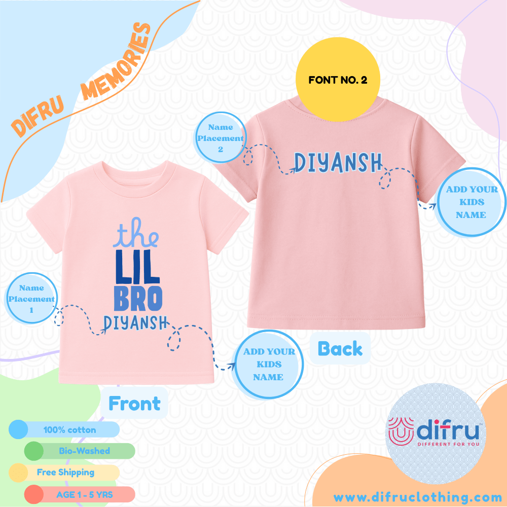 The Lil Bro T-Shirt for Kids – Soft & Stylish Tee
